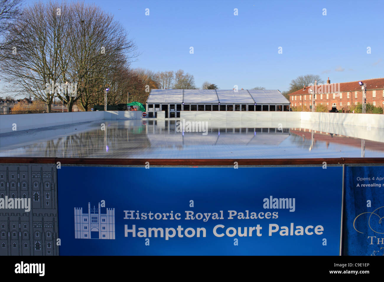 Ice rink at Hampton Court Palace closed as unseasonably warm weather ...