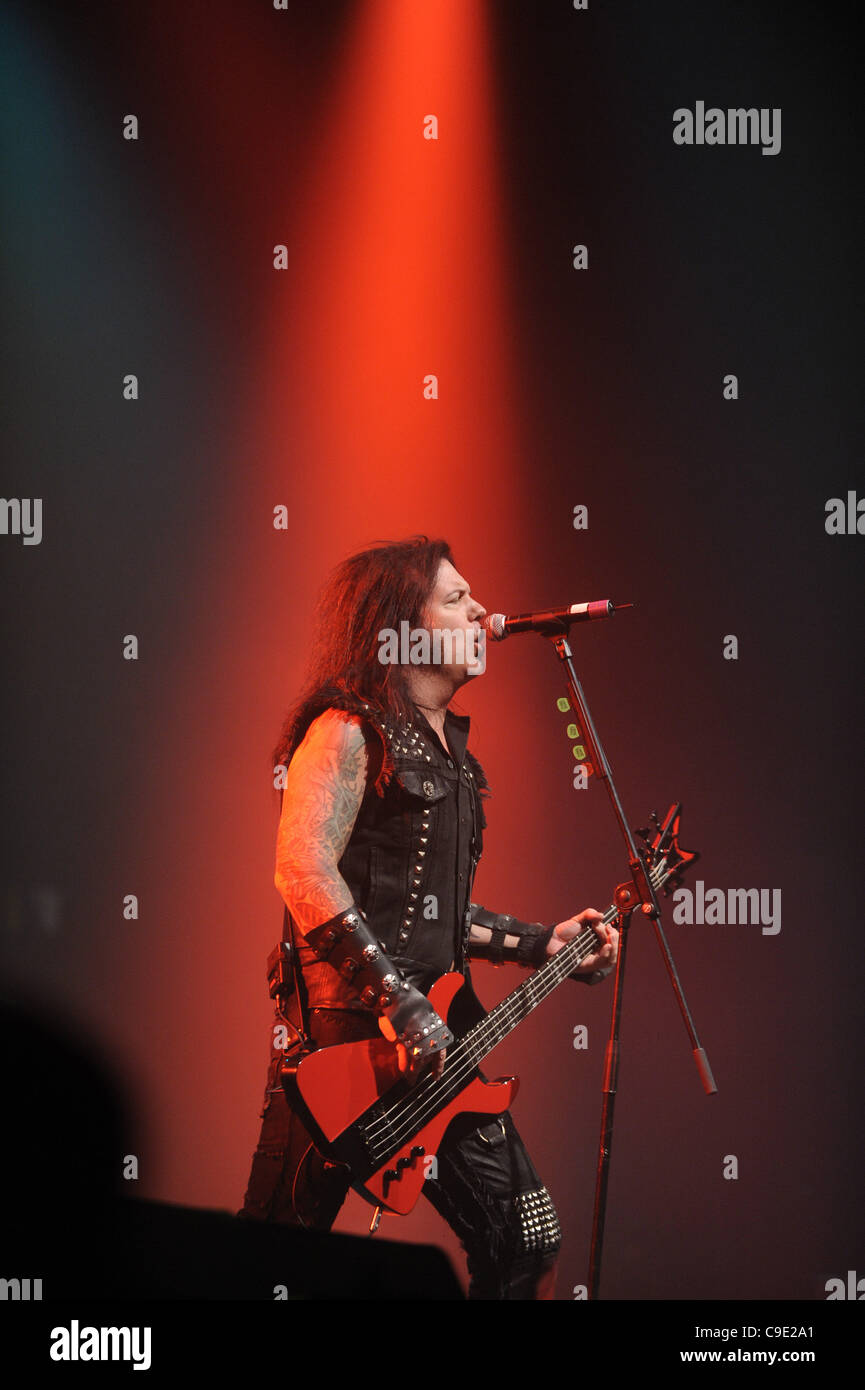 David Vincent of Morbid Angel performs during the music festival ...