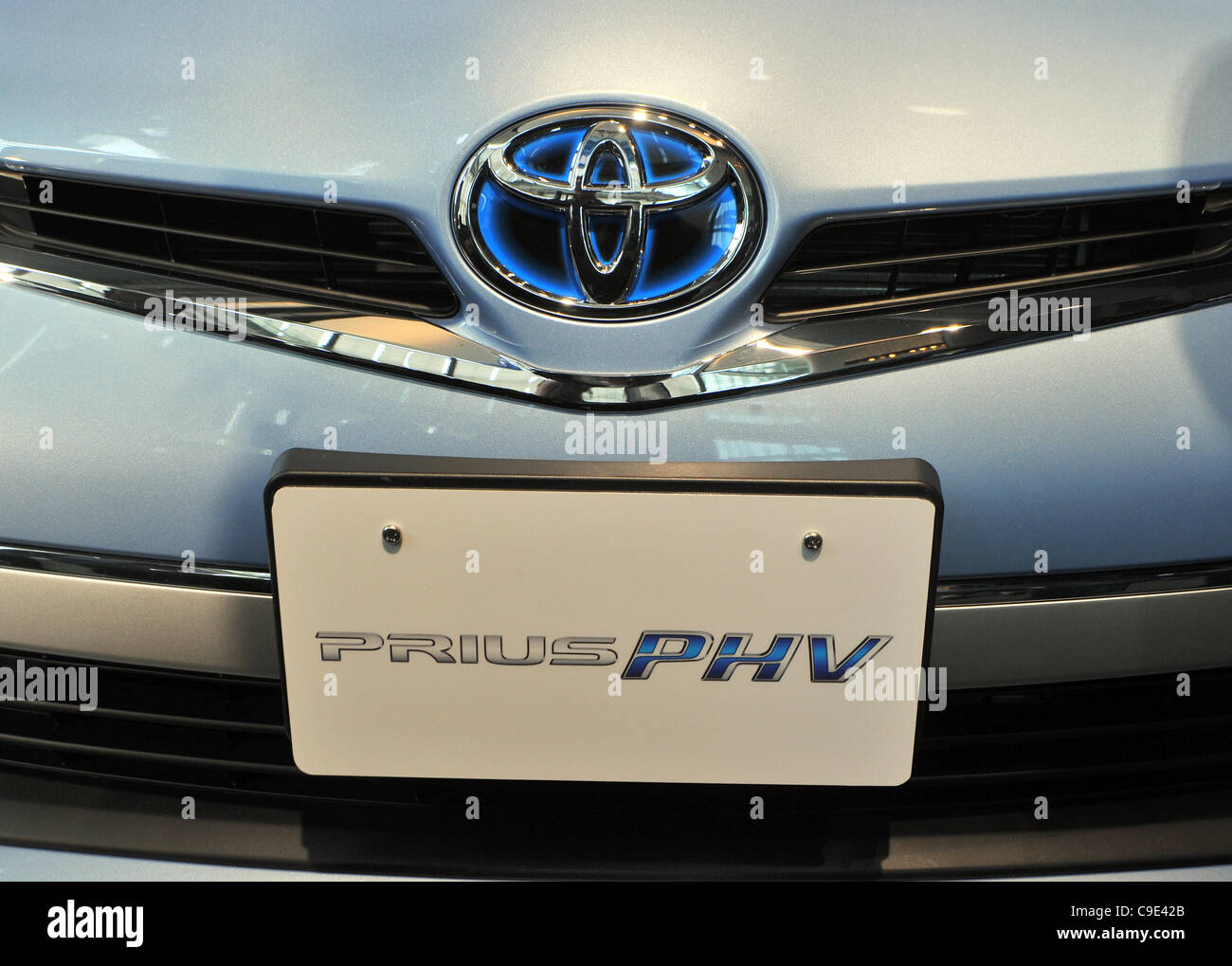 November 29, 2011, Tokyo, Japan - Toyota Motor Corp. unveils the Prius ...