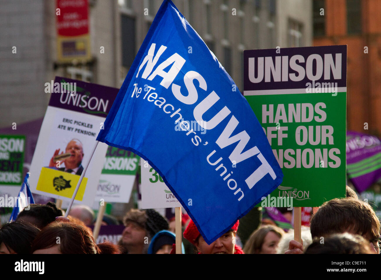 Nasuwt flag hi-res stock photography and images - Alamy