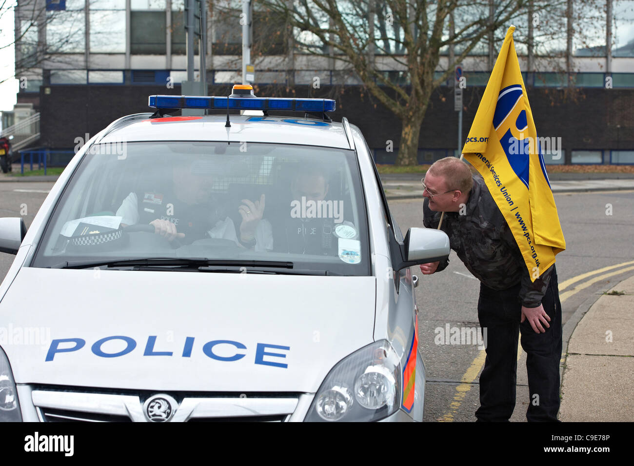 London Heathrow customs oficers on strike outside Heathrow Airport ...