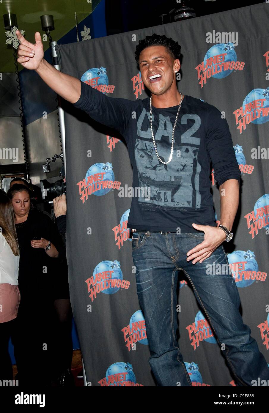 Celebrity DJ and star of "Jersey Shore" Paul (Pauly D) DelVecchio ...