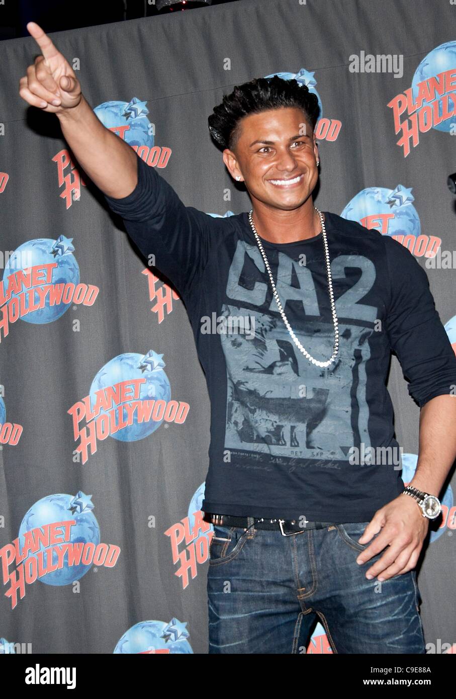 Celebrity DJ and star of "Jersey Shore" Paul (Pauly D) DelVecchio ...