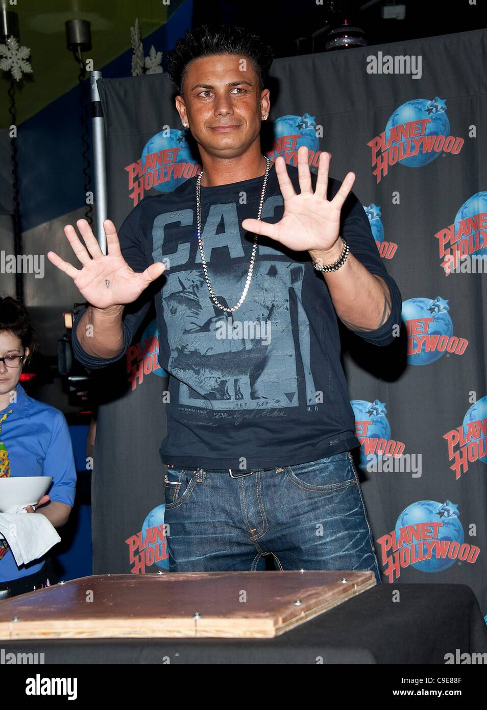 Celebrity DJ and star of "Jersey Shore" Paul (Pauly D) DelVecchio ...