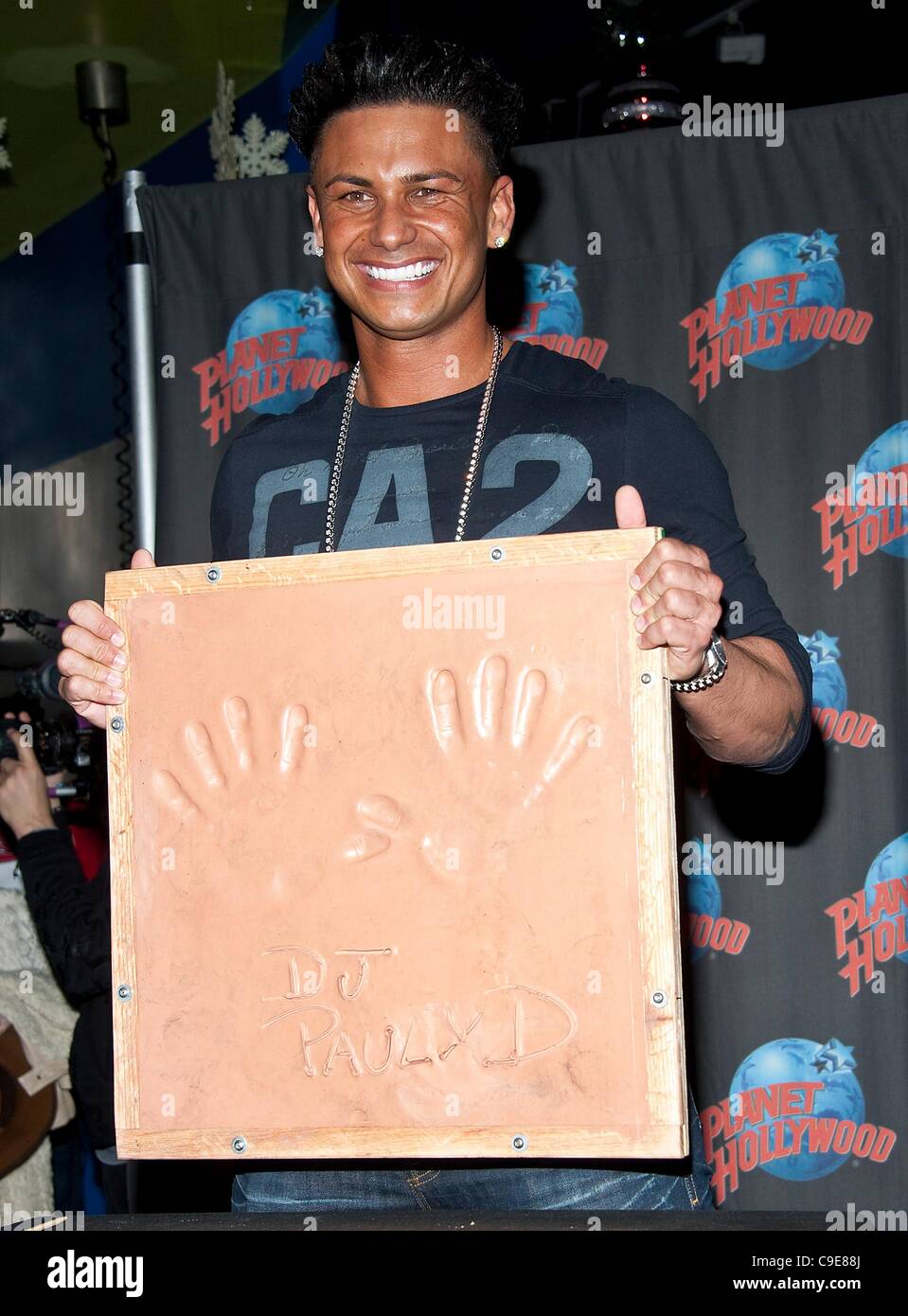 Celebrity DJ and star of "Jersey Shore" Paul (Pauly D) DelVecchio ...