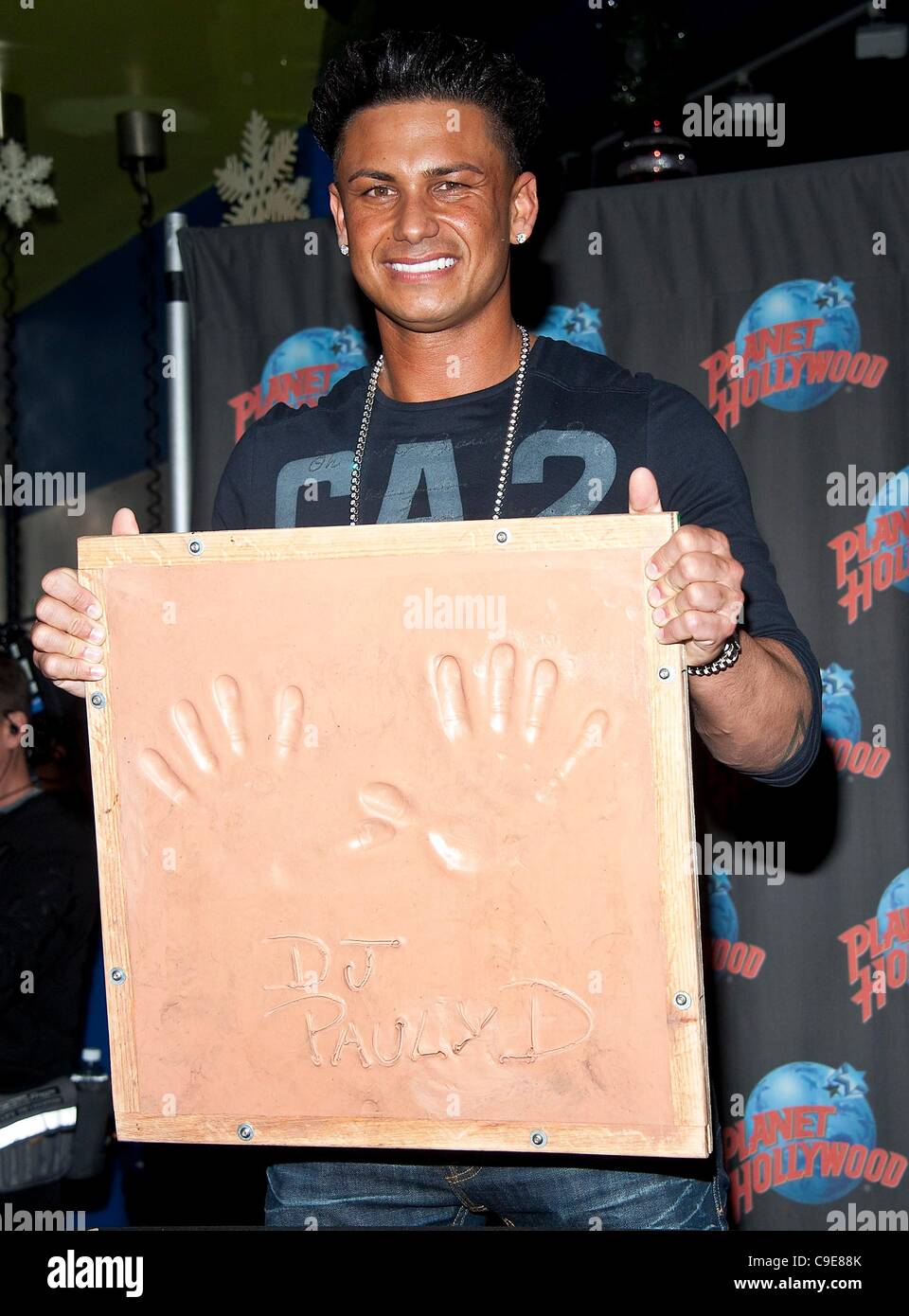 Celebrity DJ and star of "Jersey Shore" Paul (Pauly D) DelVecchio ...