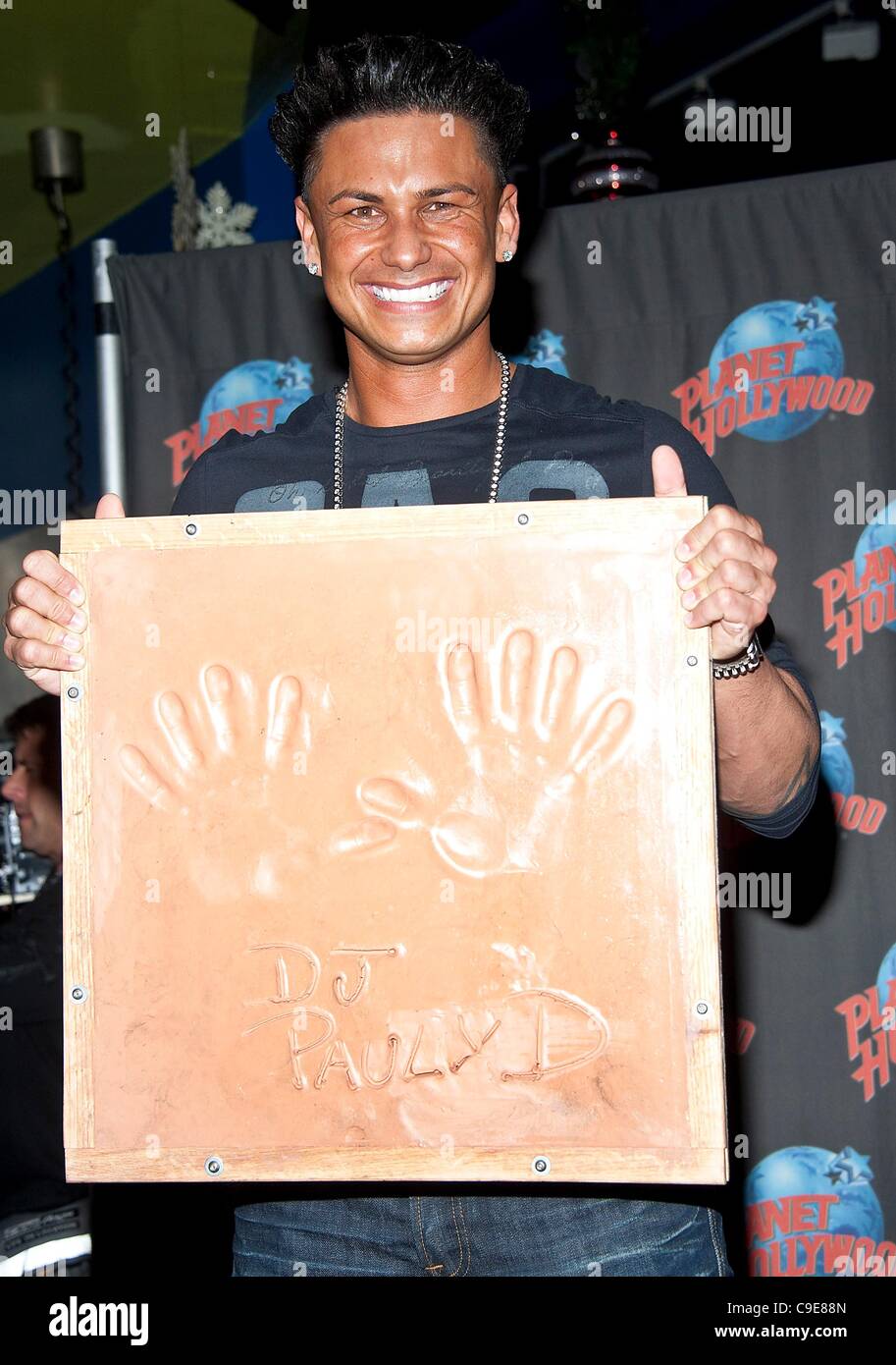 Celebrity DJ and star of "Jersey Shore" Paul (Pauly D) DelVecchio ...