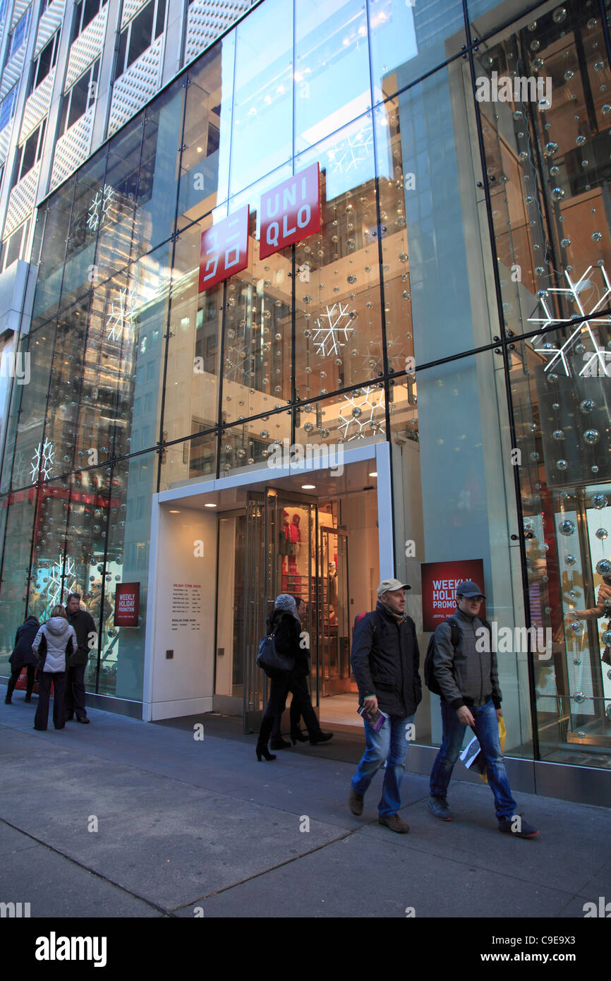 Japanese retailer Uniqlo’s new USA flagship store decorated for ...