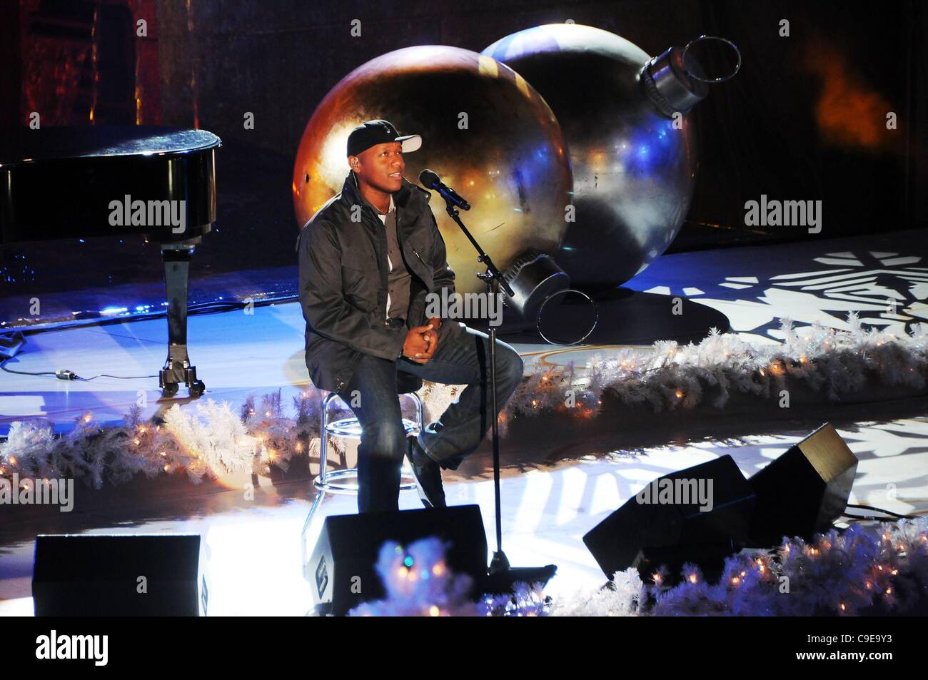 Javier Colon at a public appearance for 79th Annual Rockefeller Center ...