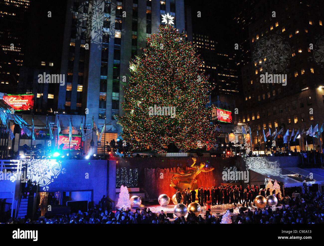 Rockefeller Center Christmas Tree at a public appearance for 79th ...