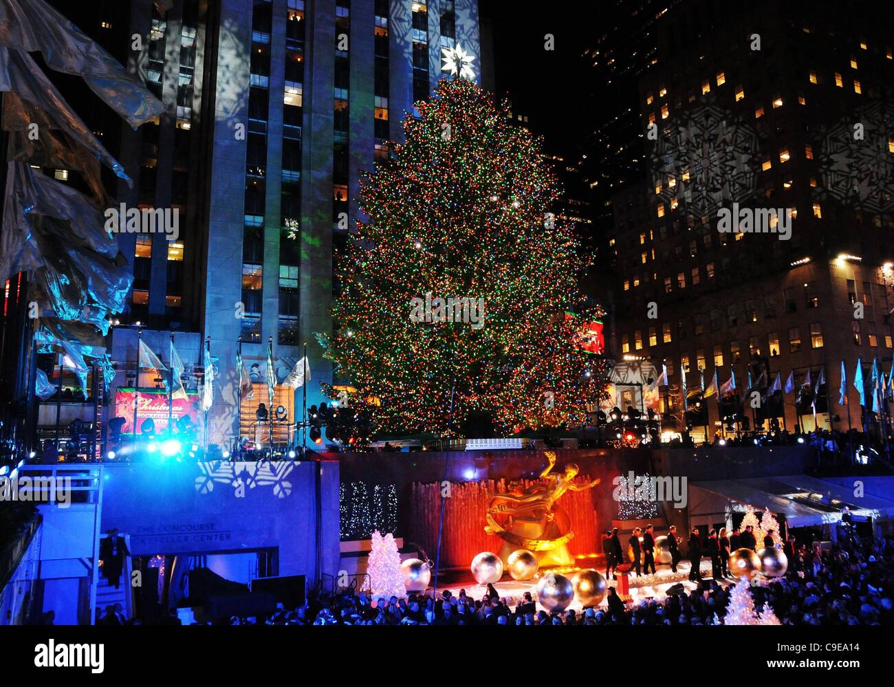 Rockefeller Center Christmas Tree at a public appearance for 79th ...