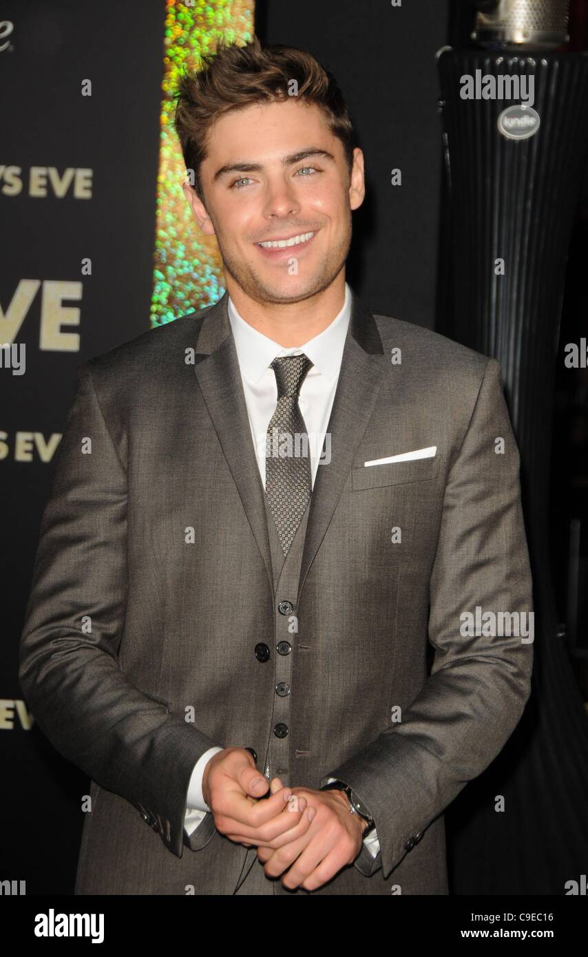Zach Efron at arrivals for NEW YEAR'S EVE Premiere, Grauman's Chinese ...