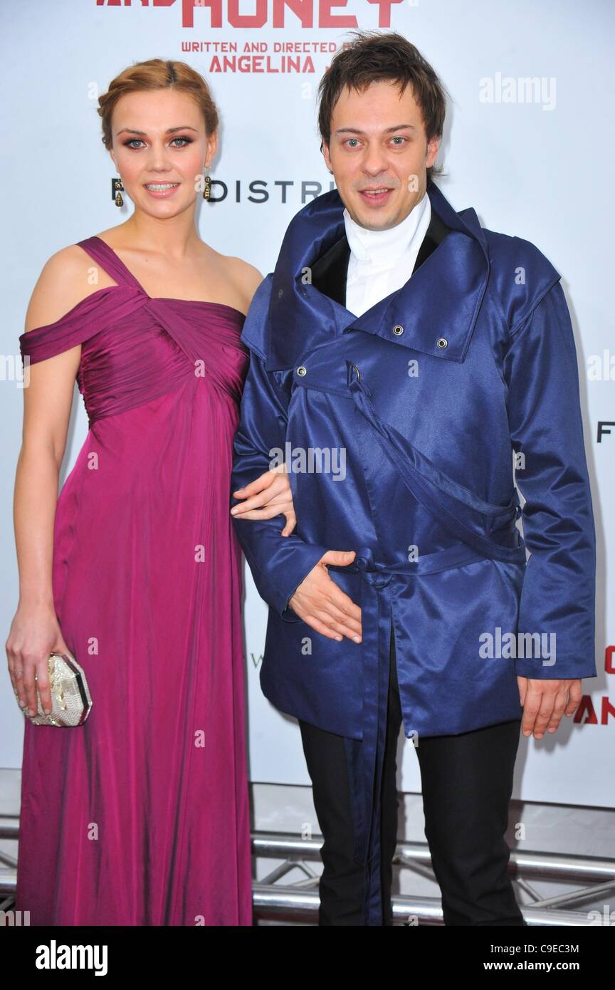 Alma Tervic, Goran Jevtic at arrivals for IN THE LAND OF BLOOD AND ...