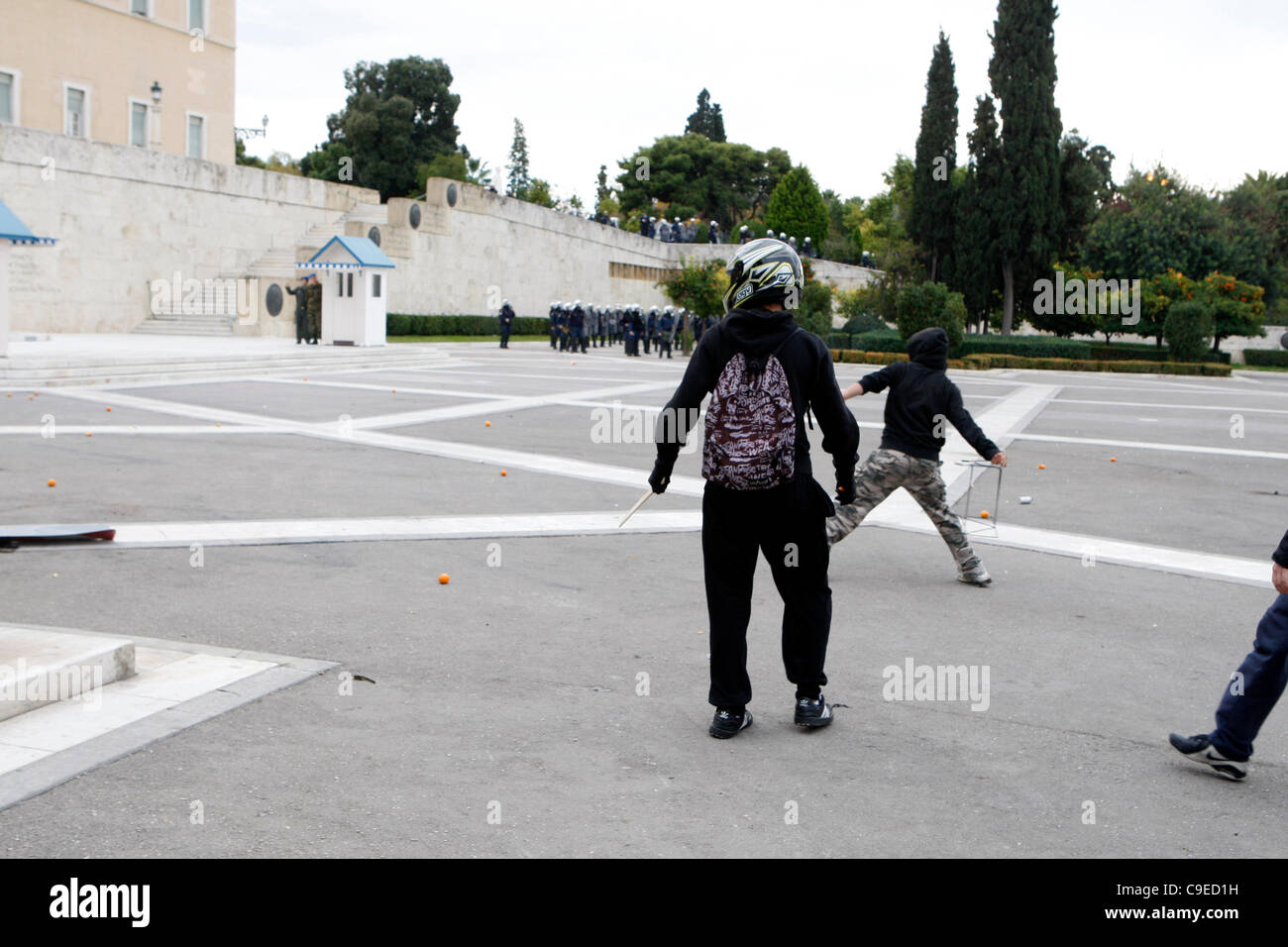 2008 greek riots hi-res stock photography and images - Alamy