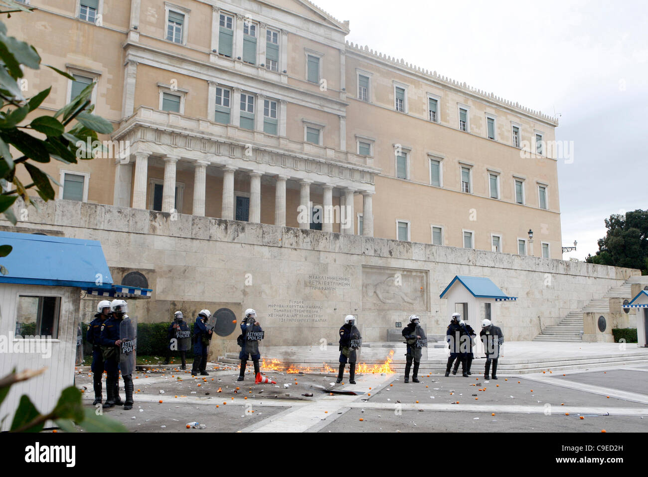 2008 greek riots hi-res stock photography and images - Alamy