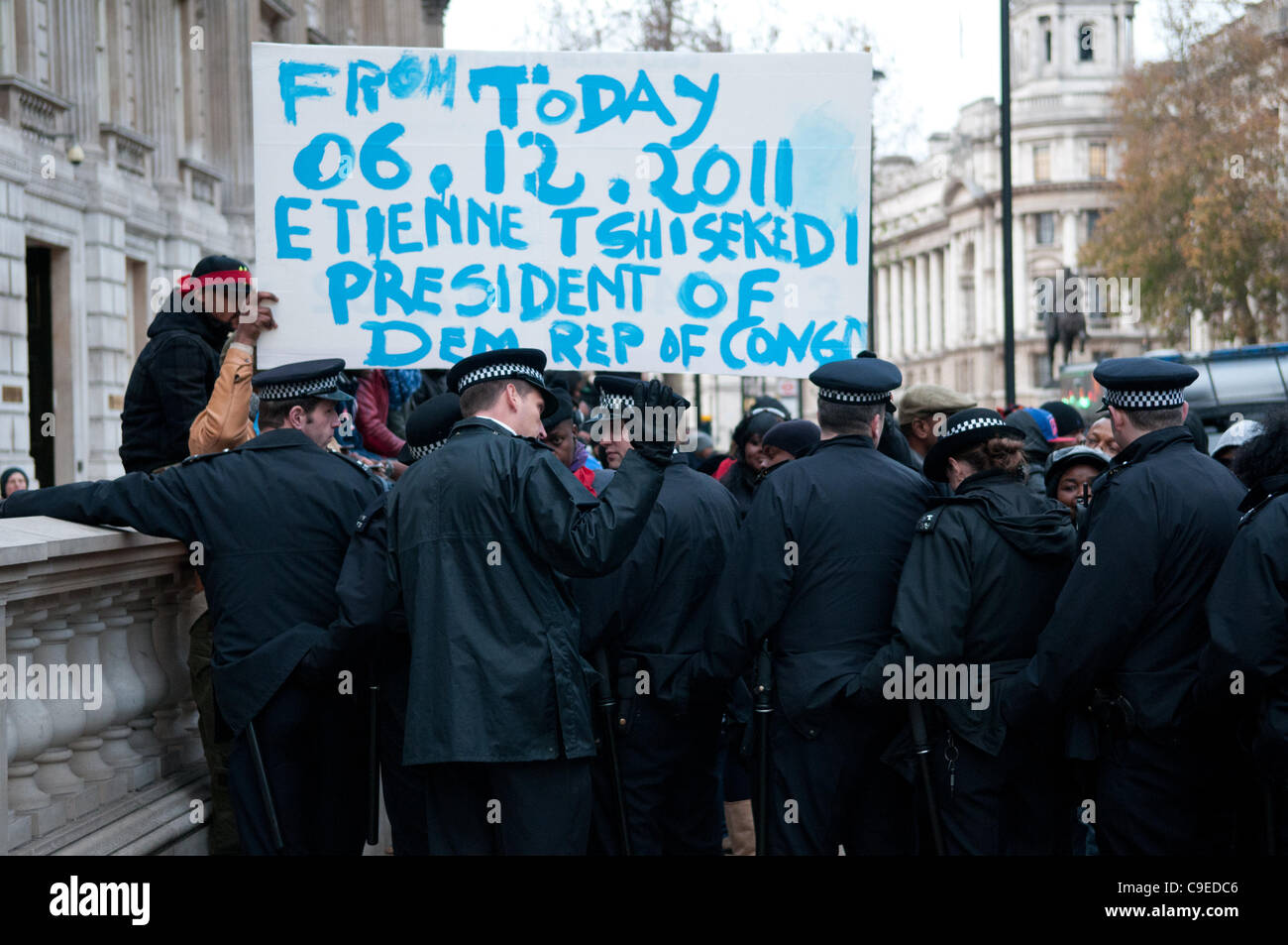 Dr congo protest hi-res stock photography and images - Alamy