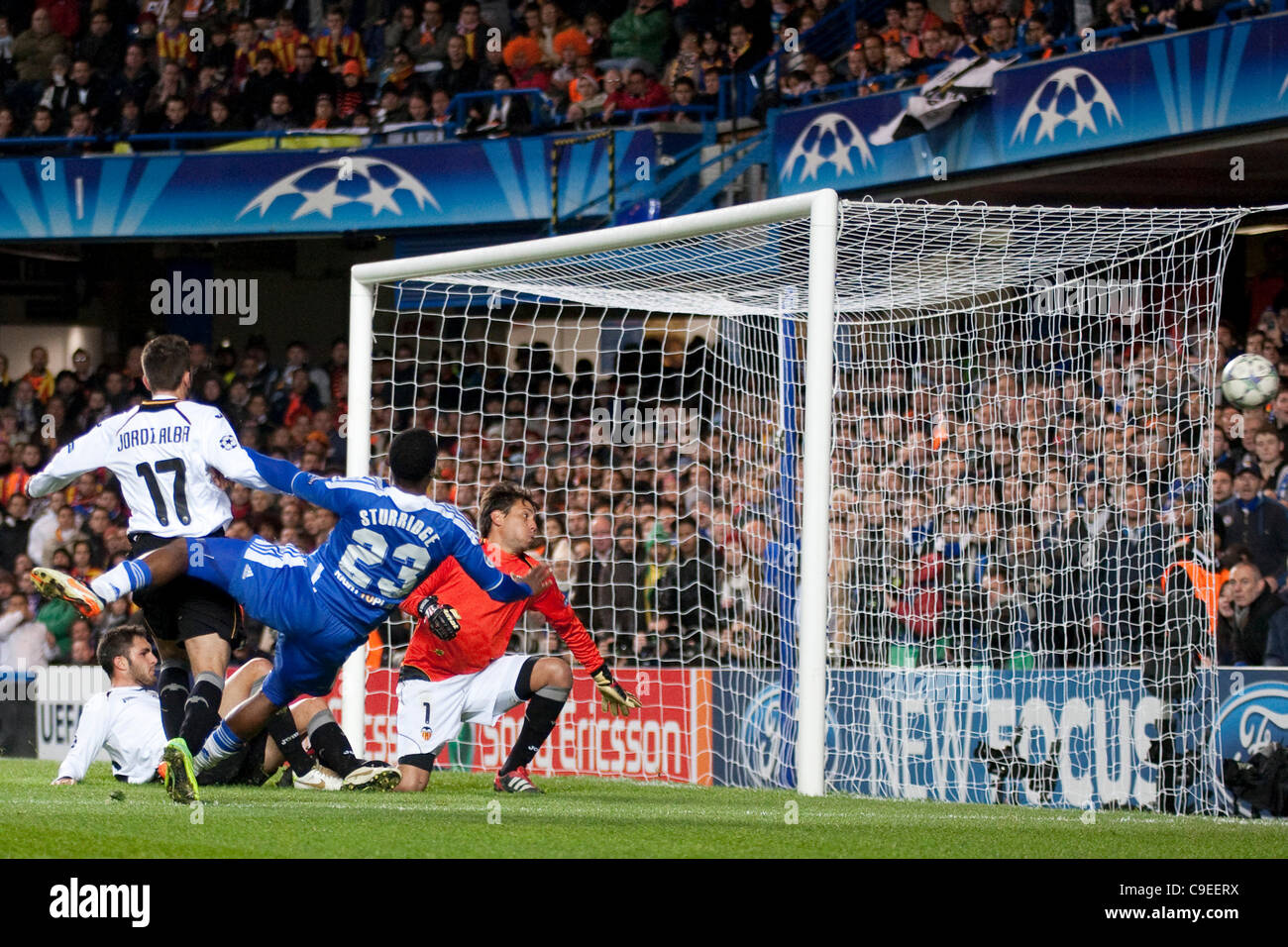 06.12.2011. London, England. Valencia's Brazilian goalkeeper Diego ...