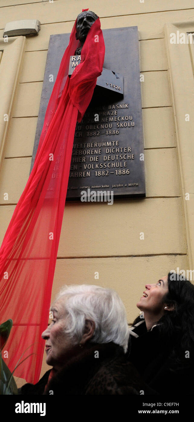 A memorial plaque and bust of one of the most important German language ...