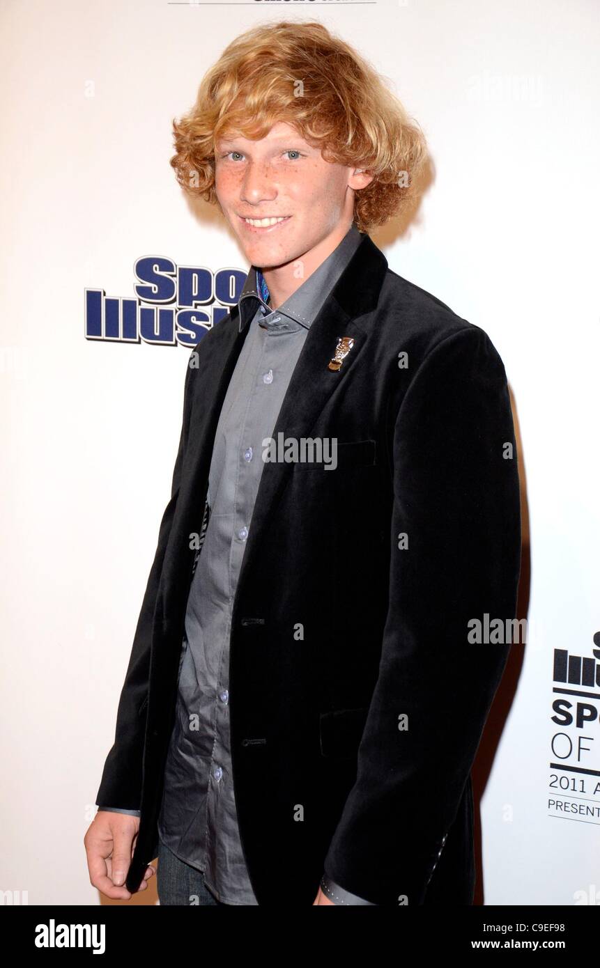 Noah Flegel at arrivals for 2011 Sports Illustrated Sportsman of the ...