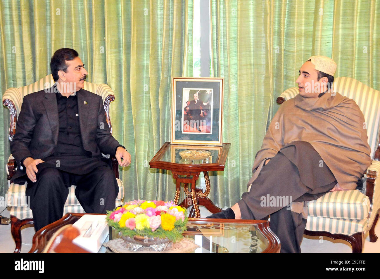 Prime Minister, Syed Yousuf Raza Gilani in meeting with Peoples Party ...
