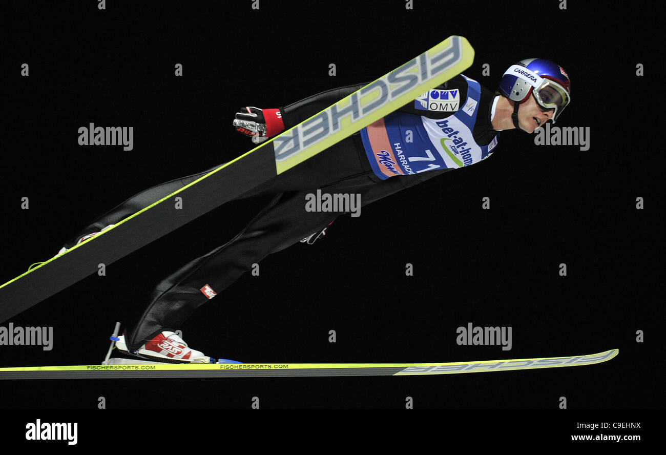 Gregor Schlierenzauer of Austria during todays second round of official ...