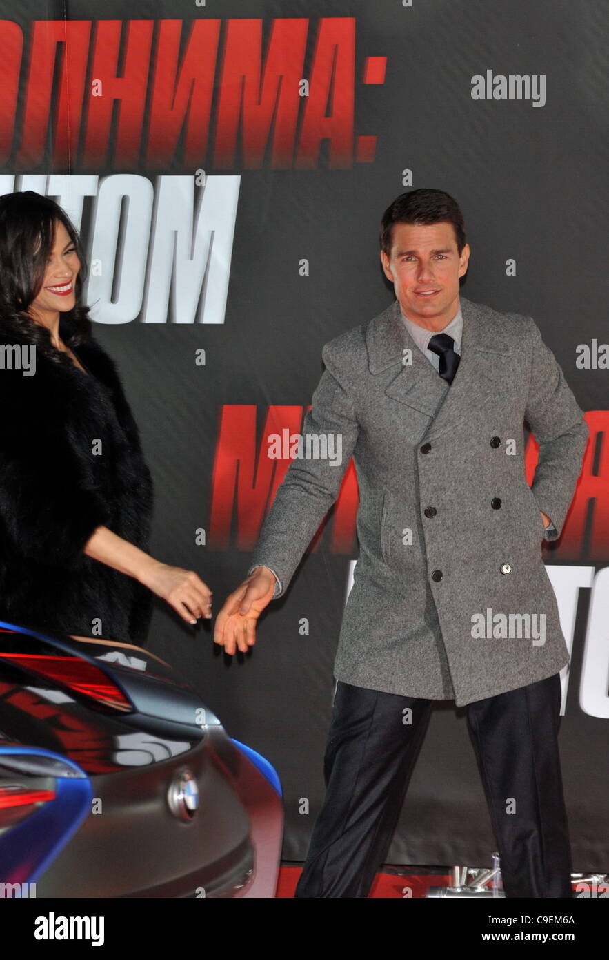 08.12.2011. Moscow. Russia. "Mission: Impossible – Ghost Protocol" film ...