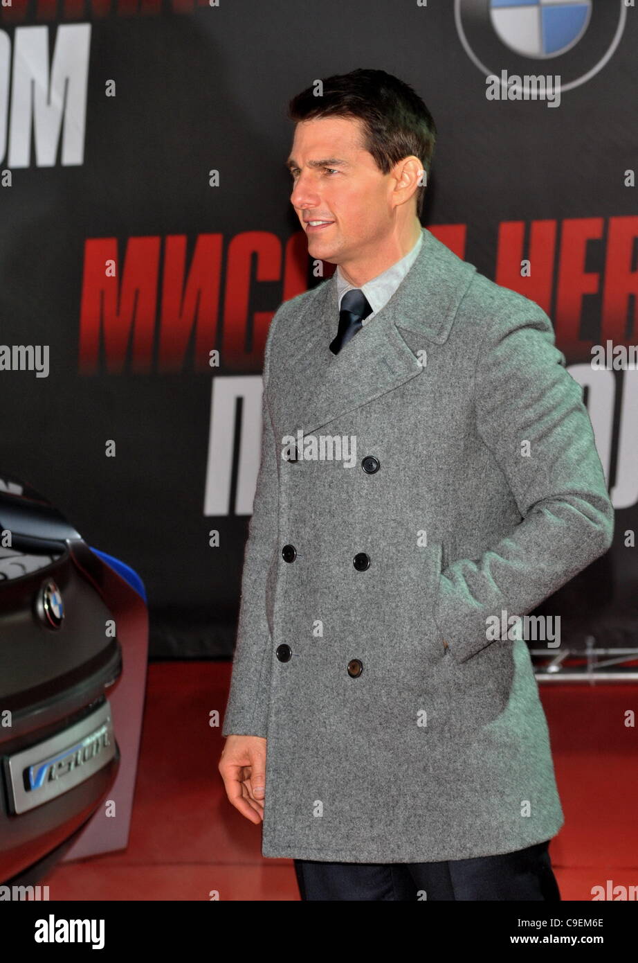 08.12.2011. Moscow. Russia. "Mission: Impossible – Ghost Protocol" film ...