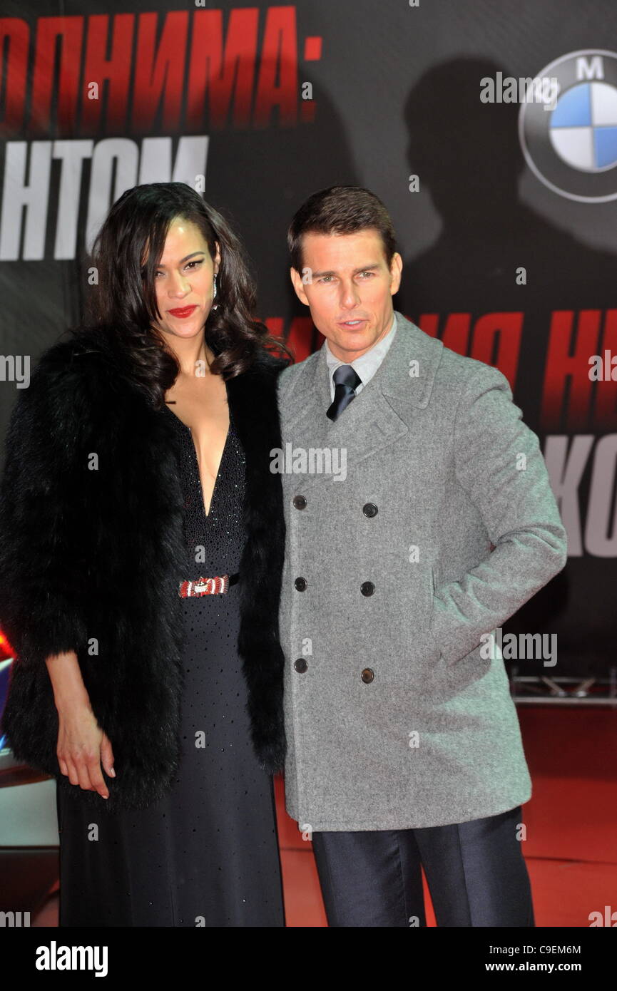 08.12.2011. Moscow. Russia. "Mission: Impossible – Ghost Protocol" film ...