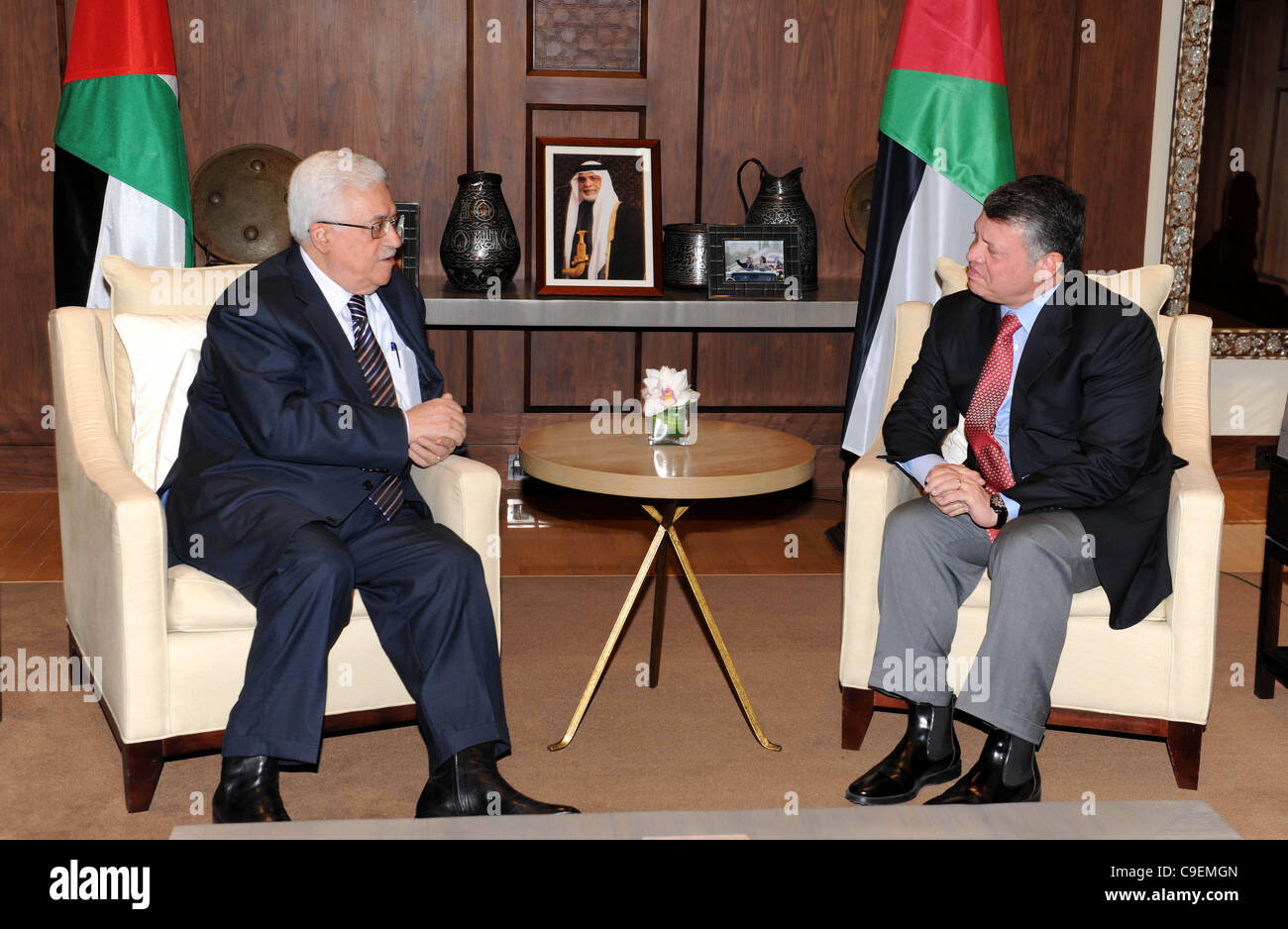 Dec. 8, 2011 - Amman, Amman, Jordan - Palestinian President Mahmoud ...