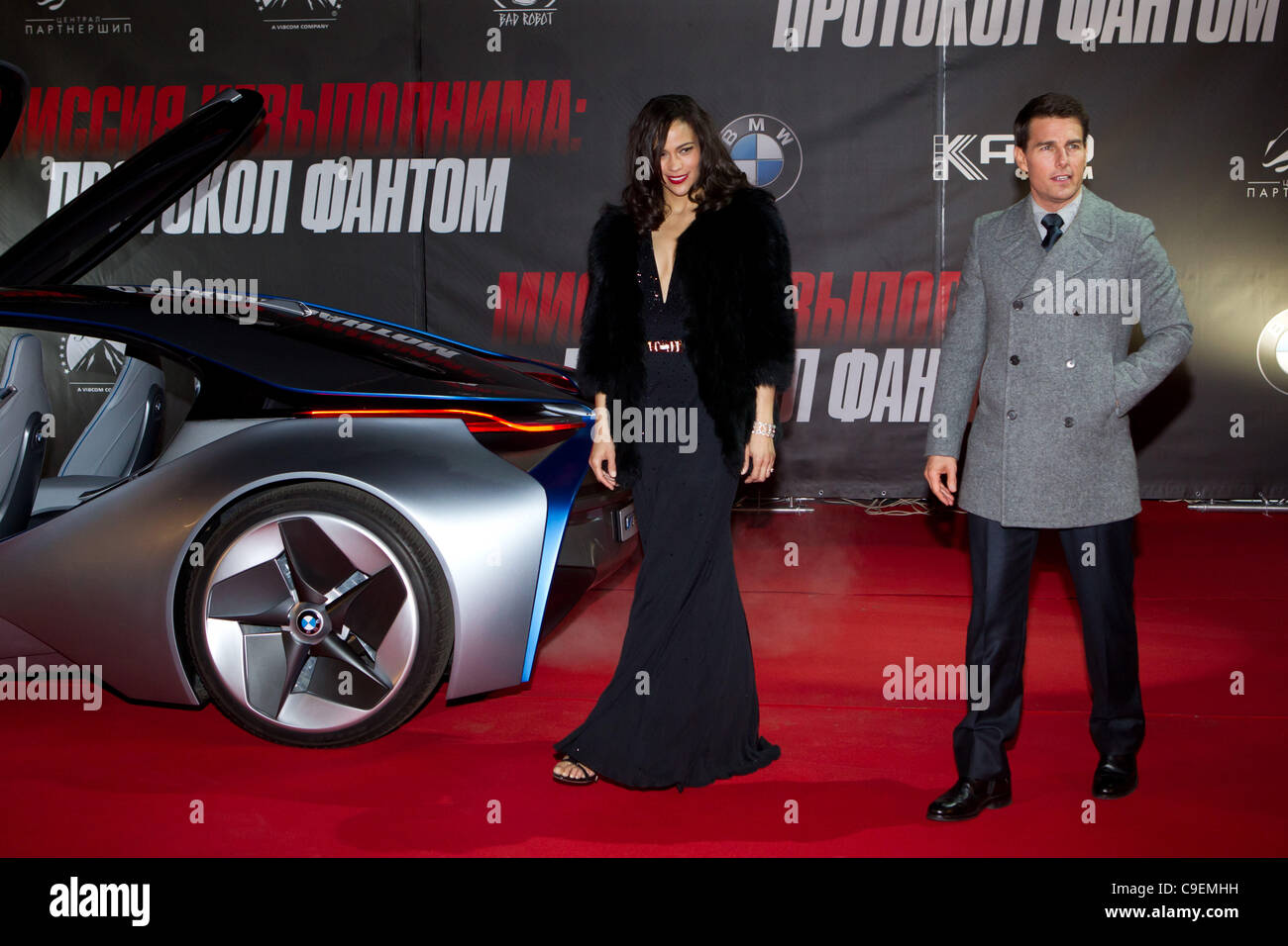 08.12.2011. Moscow. Russia. "Mission: Impossible – Ghost Protocol" film ...