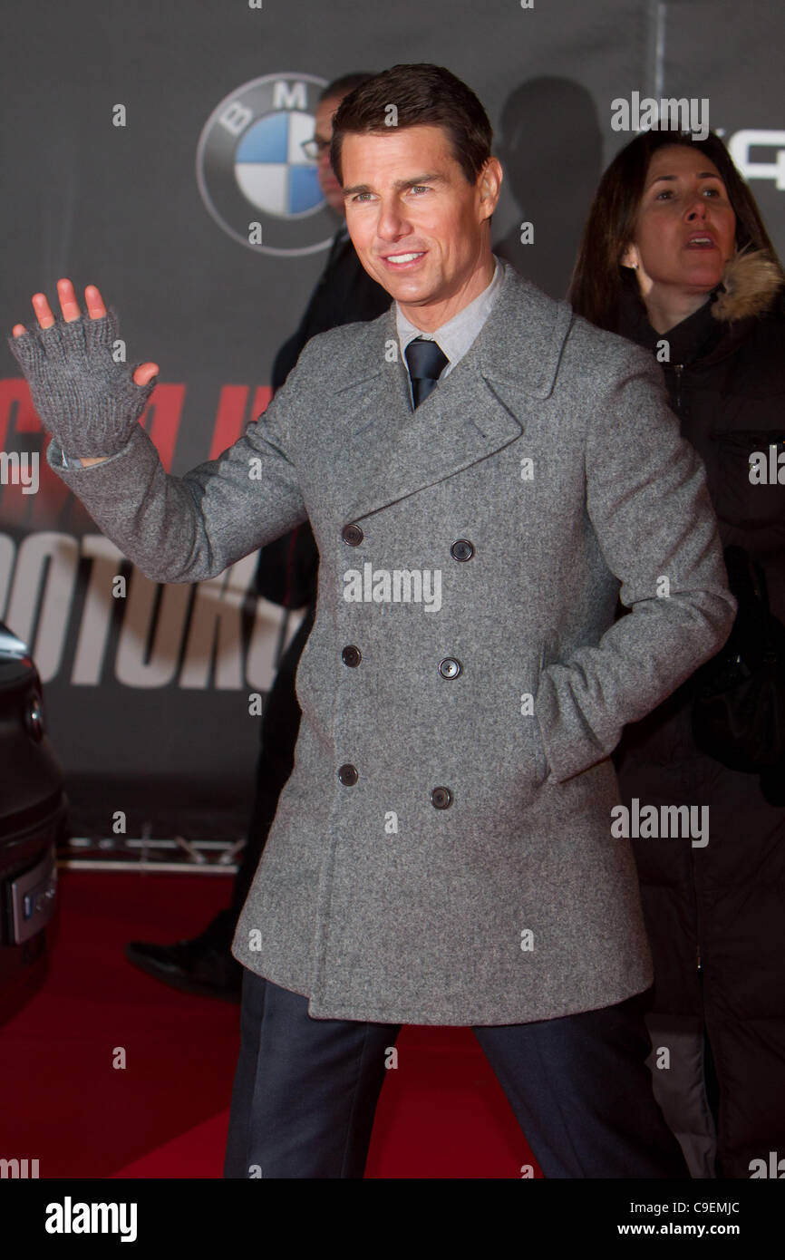 08.12.2011. Moscow. Russia. "Mission: Impossible – Ghost Protocol" film ...