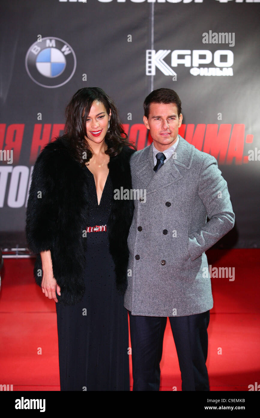 08.12.2011. Moscow. Russia. "Mission: Impossible – Ghost Protocol" film ...