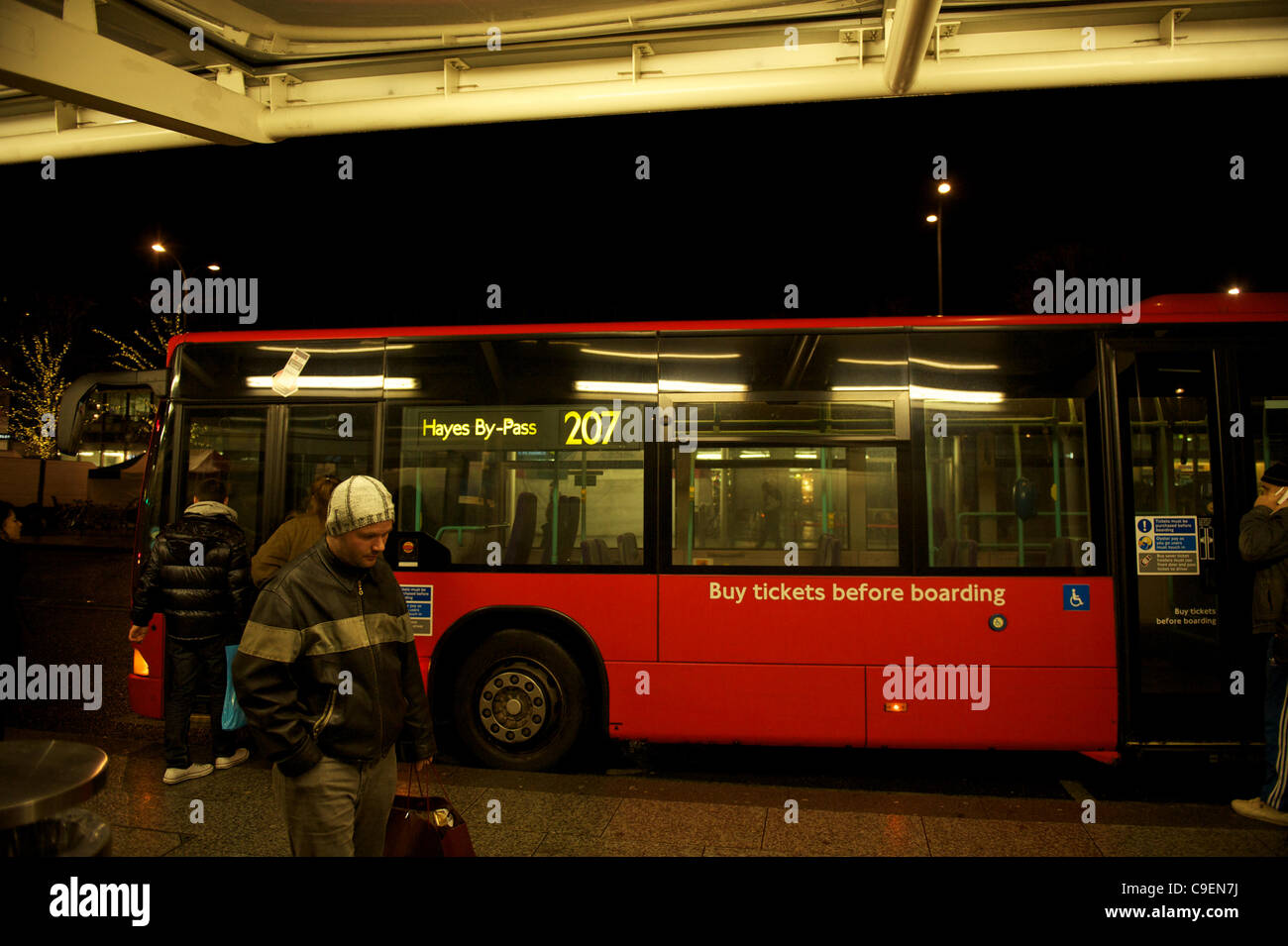 Final days of the bendy Bus: A route 207 bendy bus is seen on 8th ...