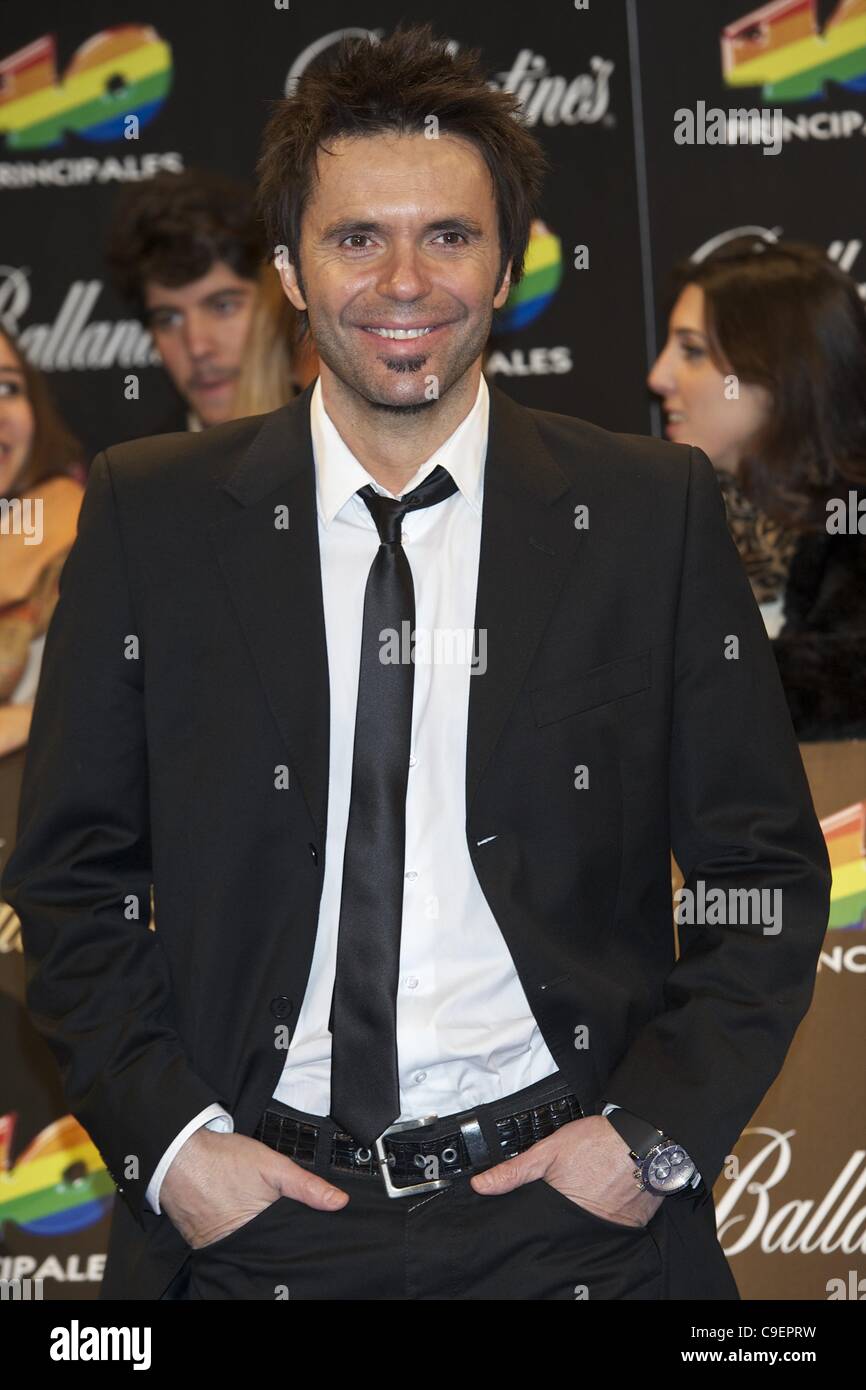 Dec. 9, 2011 - Madrid, Spain - Robert Ramirez attends '40 Principales ...
