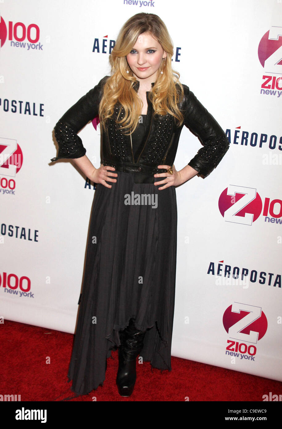 Dec. 9, 2011 - New York, New York, U.S. - Singer/actress ABIGAIL ...