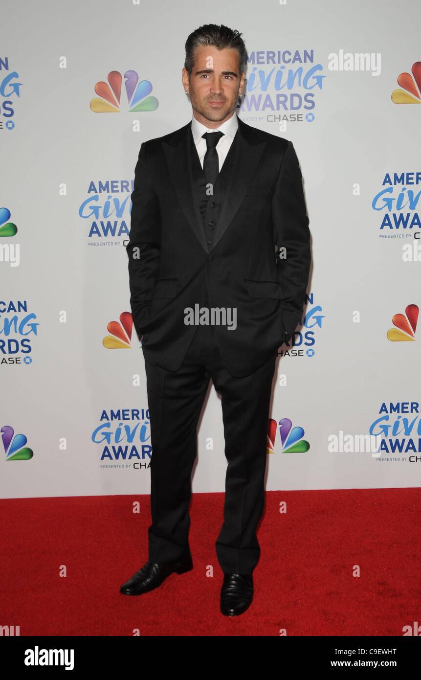 Colin Farrell at arrivals for Inaugural First Annual American Giving ...