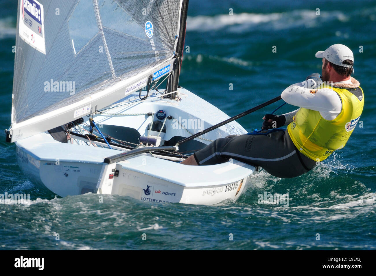 Mens one person dinghy hi-res stock photography and images - Alamy