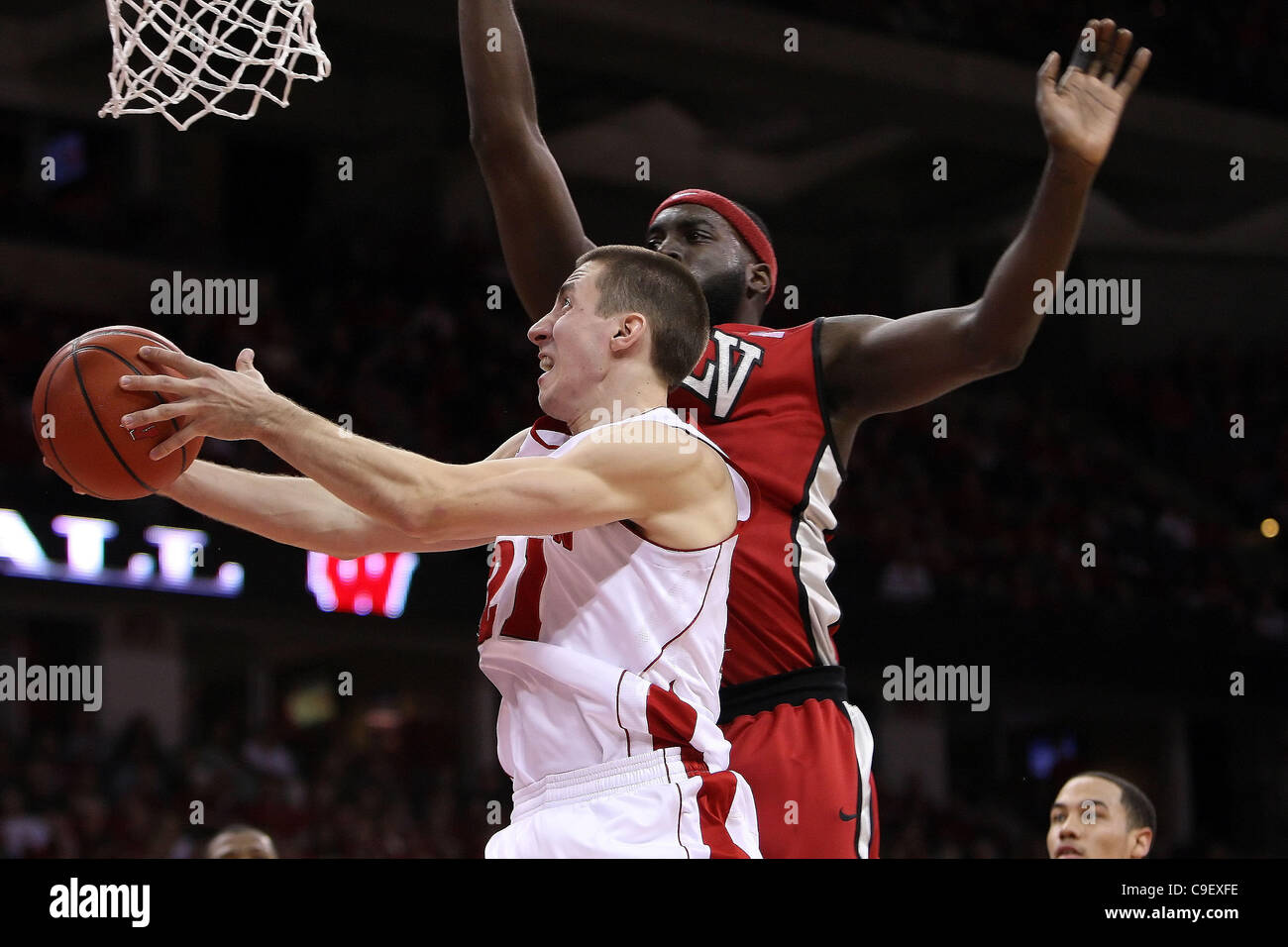 Dec. 10, 2011 - Madison, Wisconsin, U.S - Wisconsin guard Josh Gasser ...