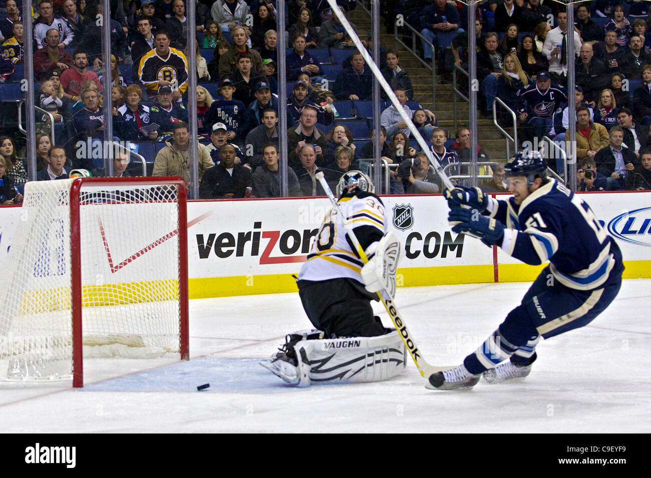 Dec. 10, 2011 - Columbus, Ohio, U.S - Columbus Blue Jackets right wing ...