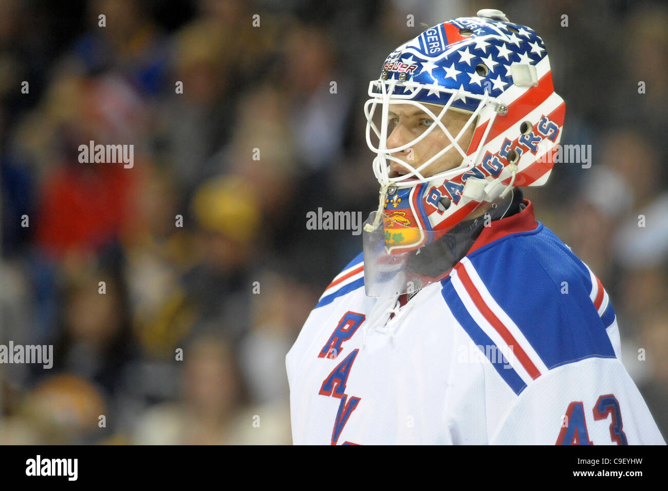 New york rangers goalie martin biron 43 hi-res stock photography and ...
