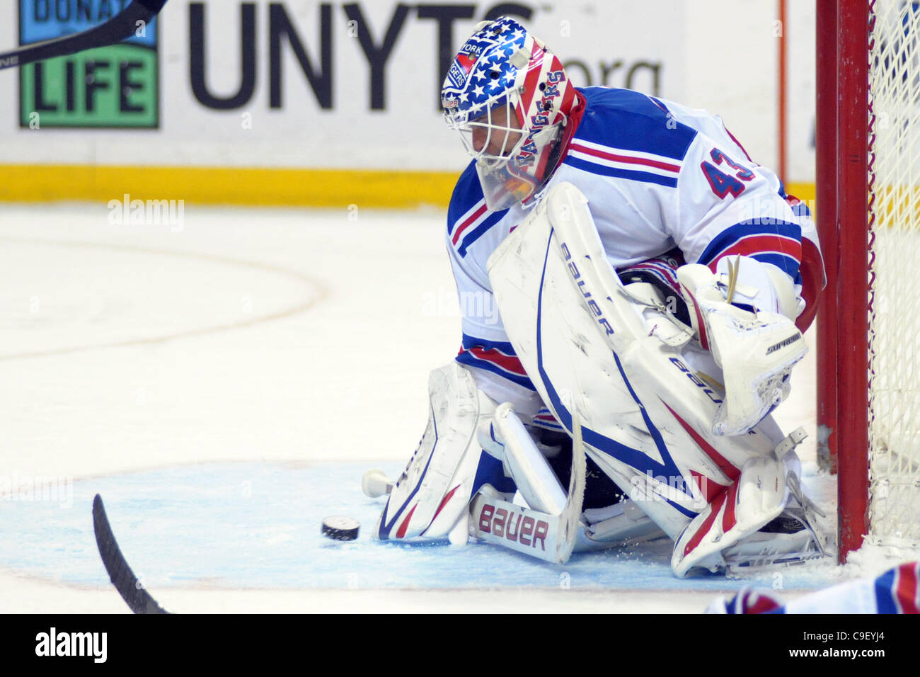 New york rangers goalie martin biron 43 hi-res stock photography and ...