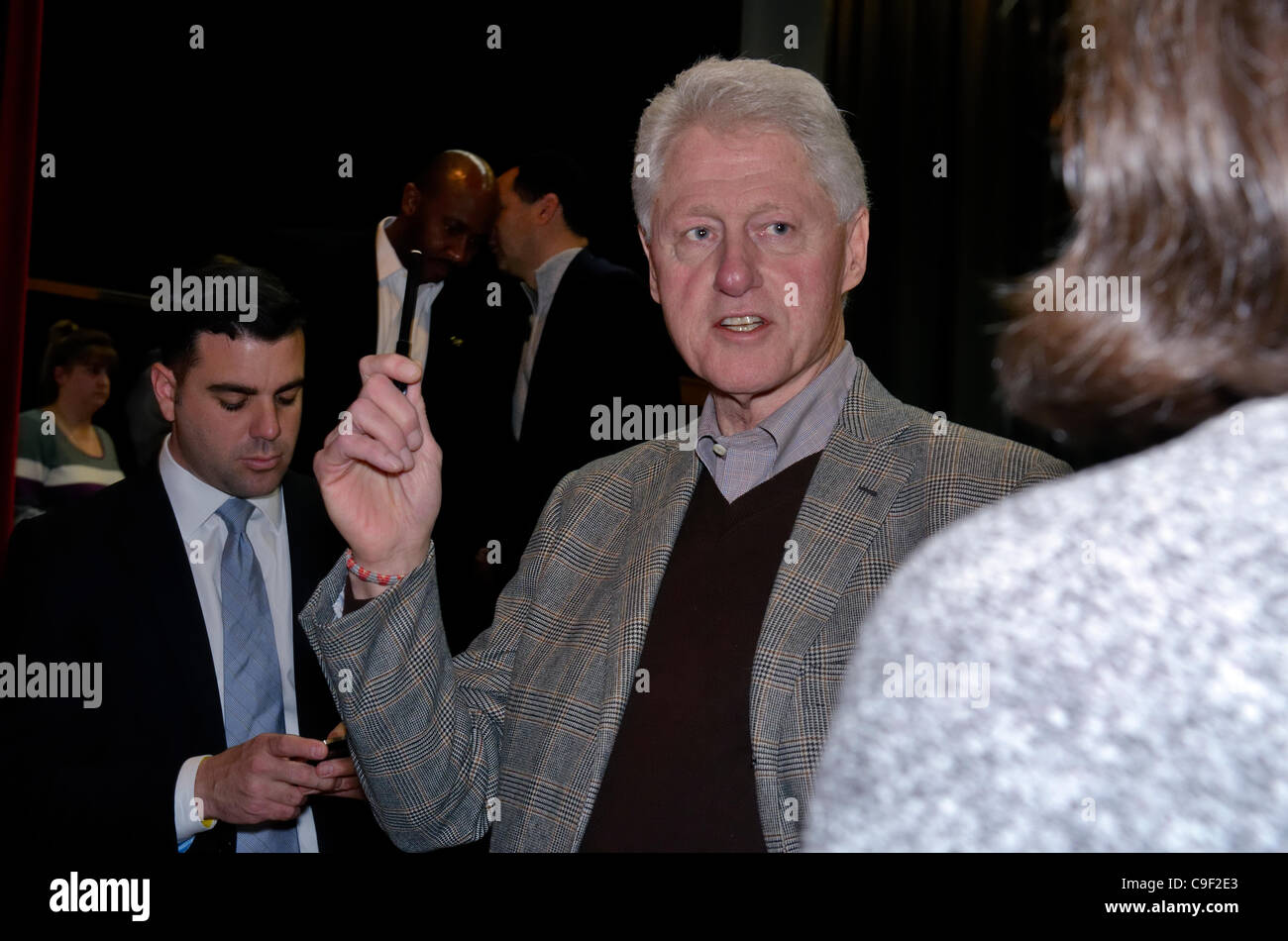 Reporters talking taking notes in hi-res stock photography and images ...