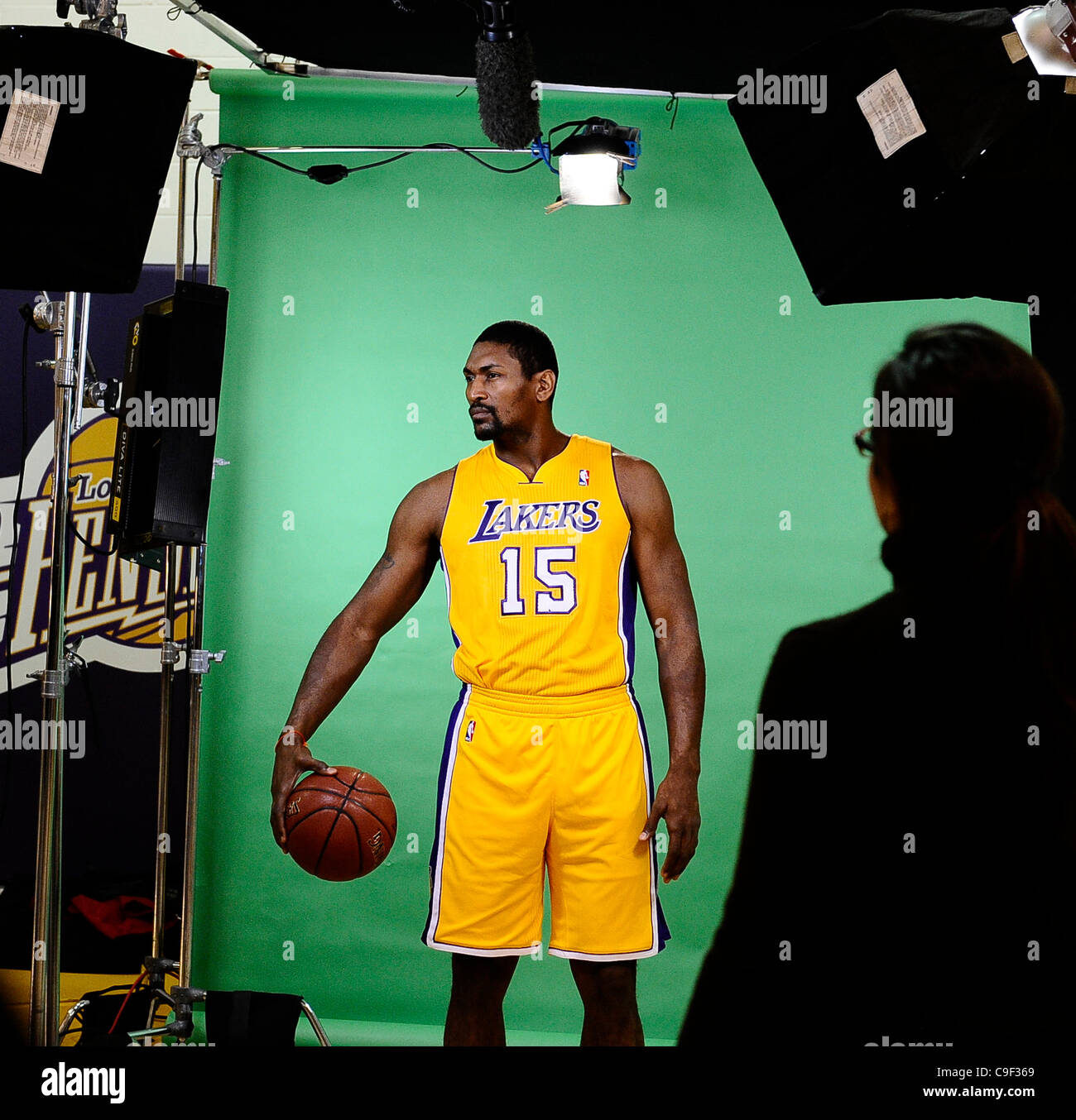 Metta World Peace Lakers High Resolution Stock Photography and Images ...
