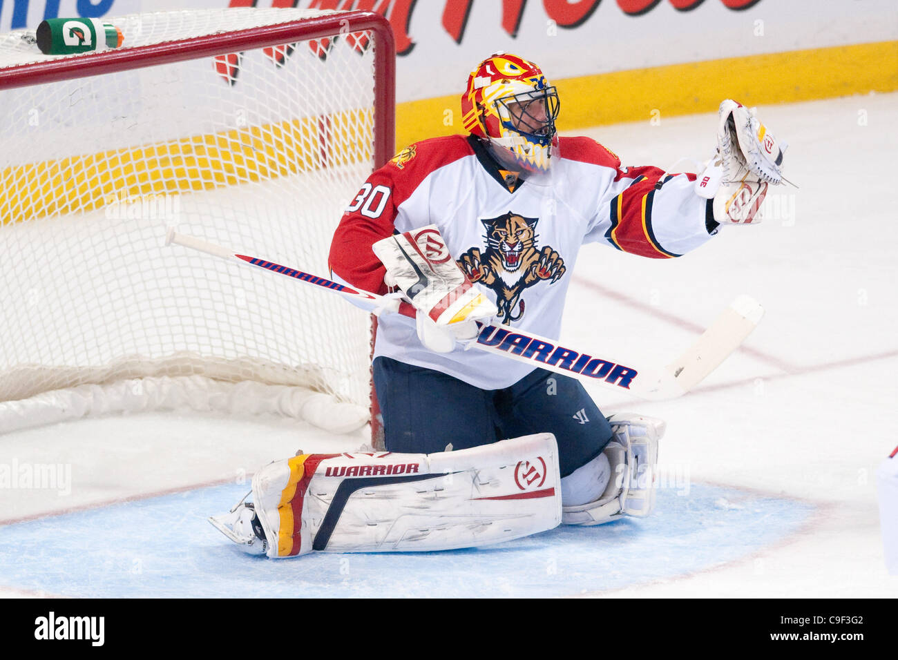 Dec. 9, 2011 - Buffalo, New York, U.S - Florida Panthers goalie Scott ...
