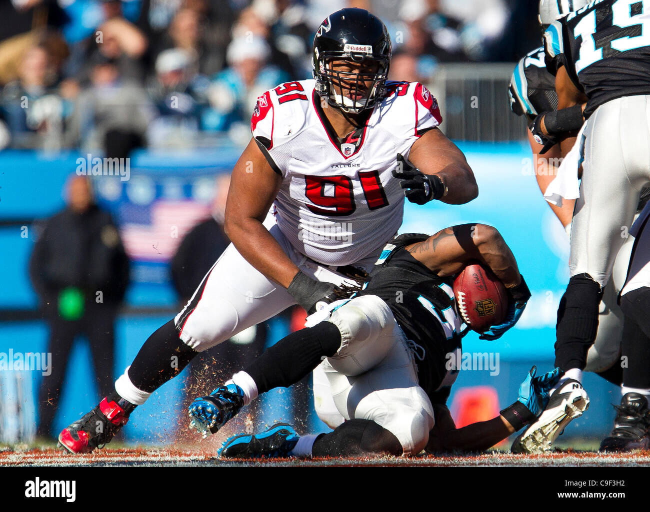 Dec. 11, 2011 - Charlotte, North Carolina, U.S - Atlanta Falcons ...