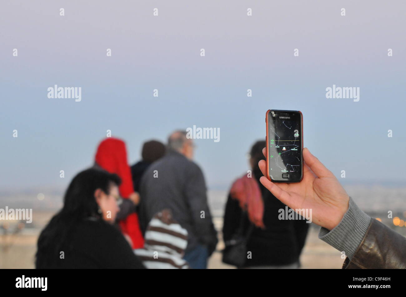 On December 10th 2011 a partial Lunar eclipse was visible. Photographed ...