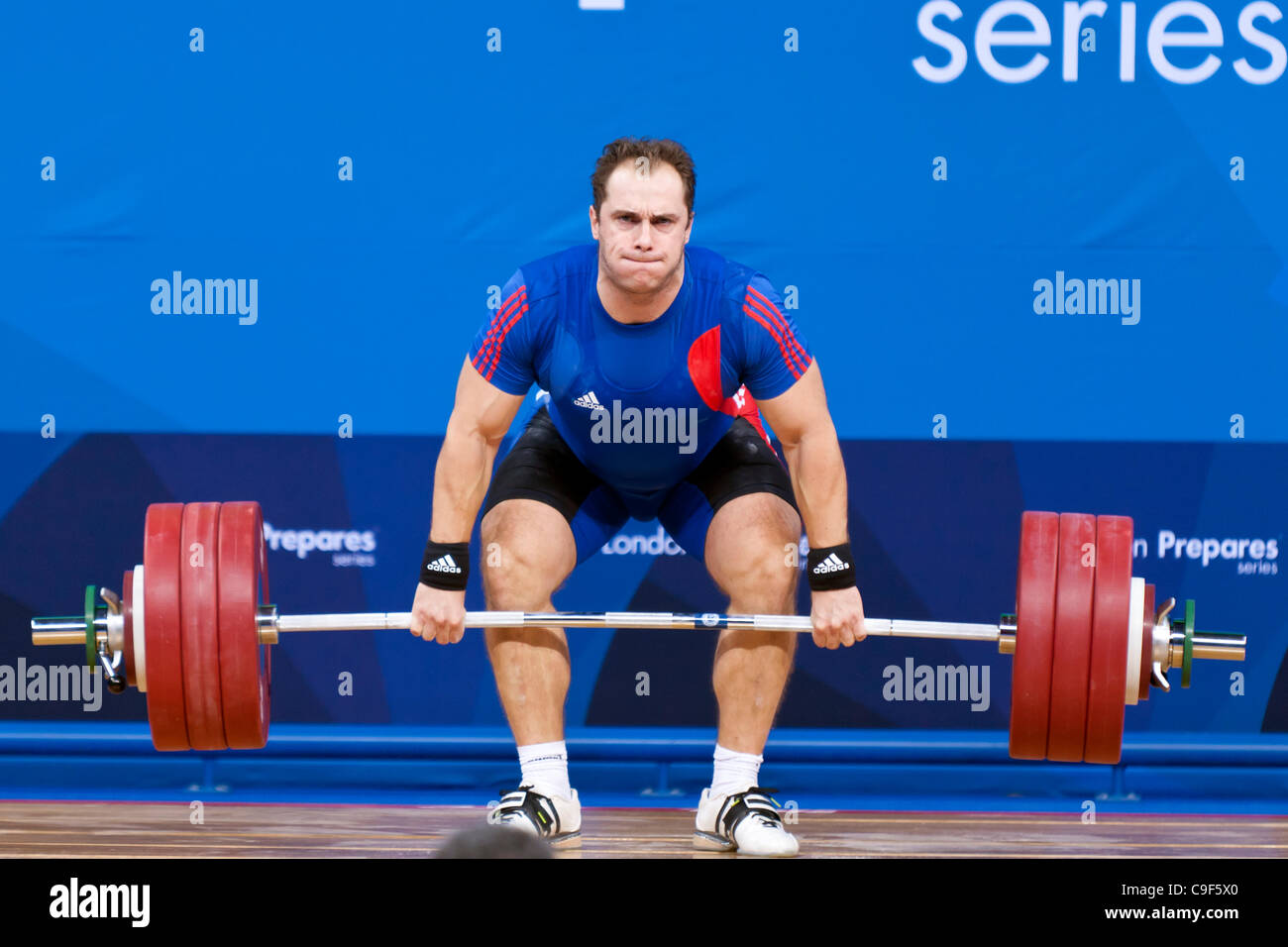 Kevin BOULY of France competing in the Men's +105kg London Prepares ...