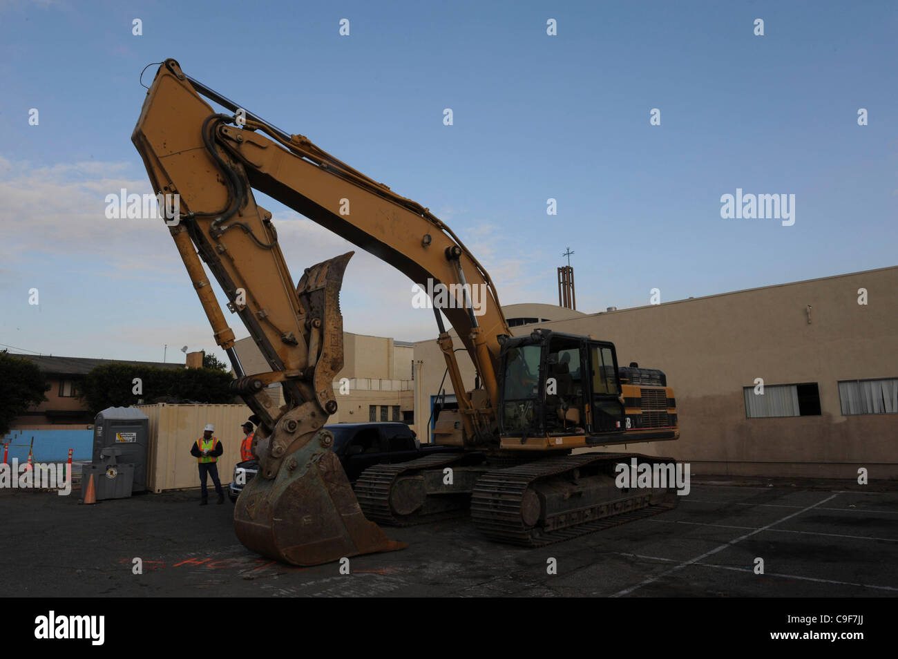 A construction site in Fullerton, California Stock Photo - Alamy