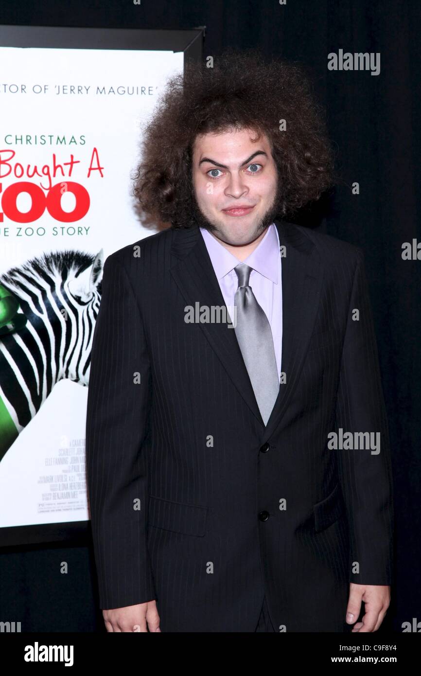 Dustin Ybarra at arrivals for WE BOUGHT A ZOO Premiere, The Ziegfeld ...