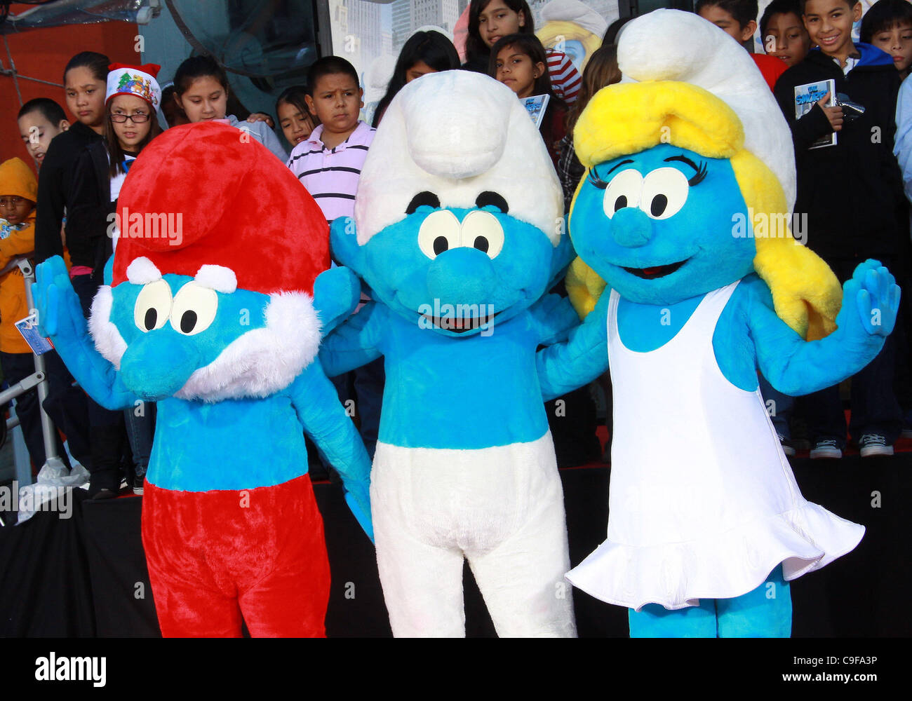 Smurfs hand hi-res stock photography and images - Alamy
